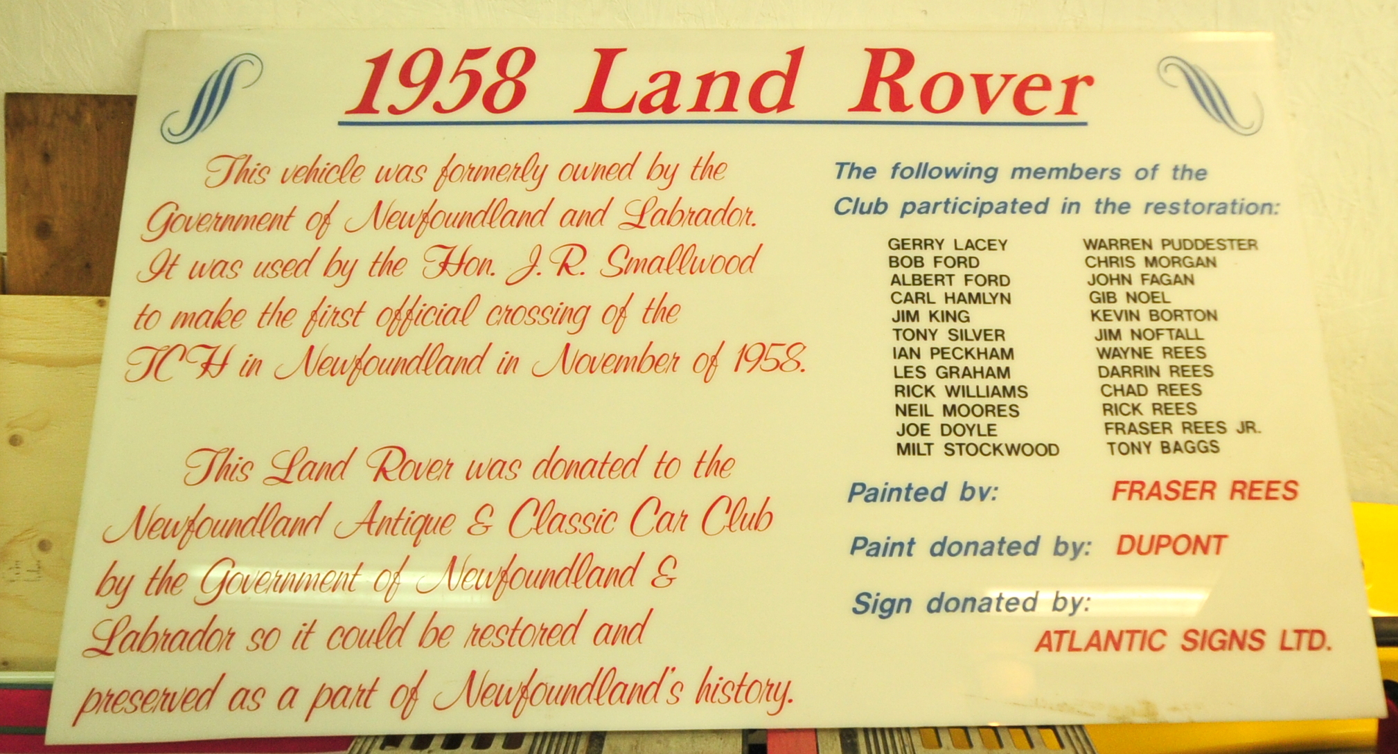 Joey Smallwood's Land Rover Rides Again - Downhome Magazine