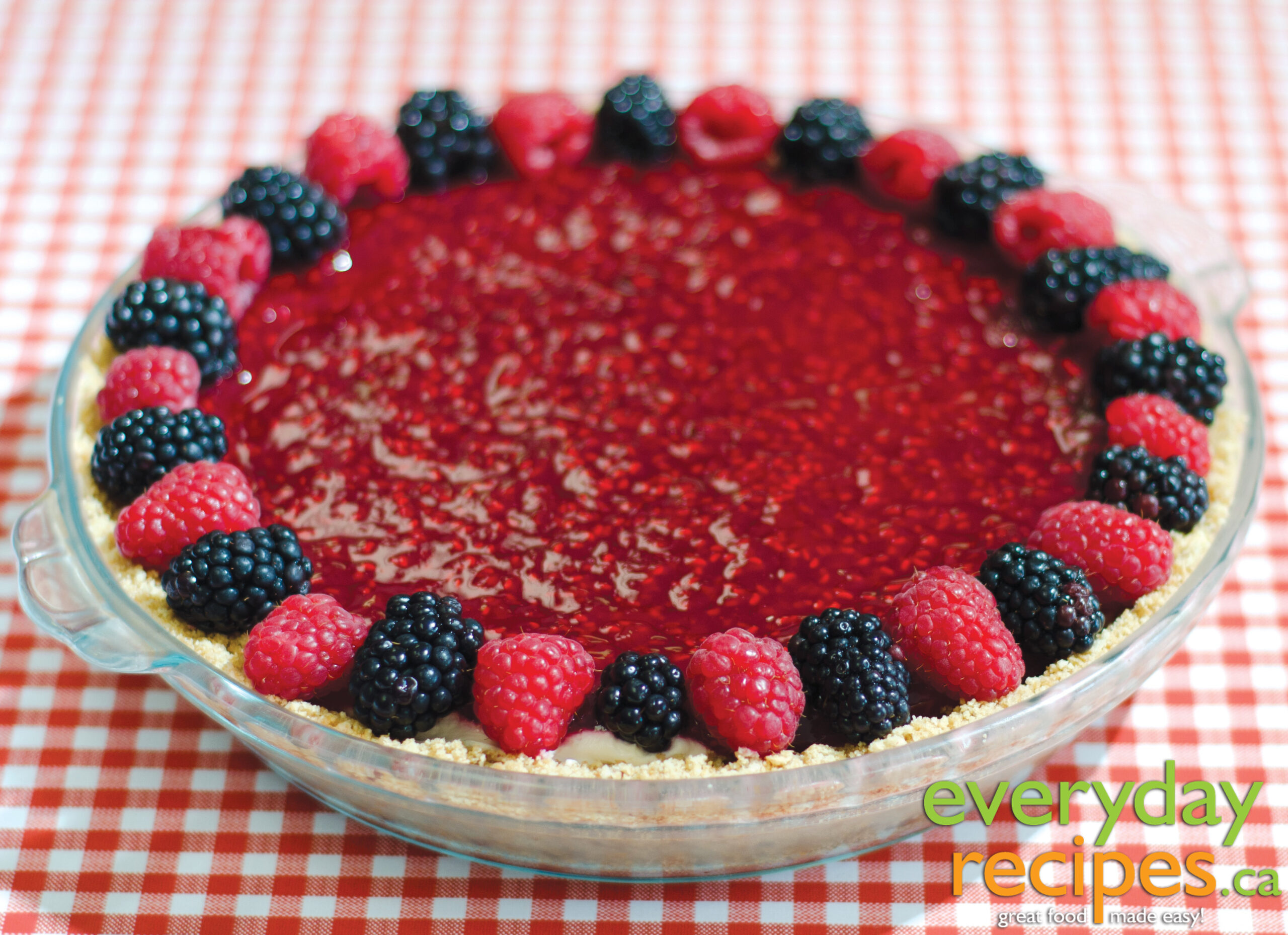 Raspberry Cream Pie - Downhome Magazine