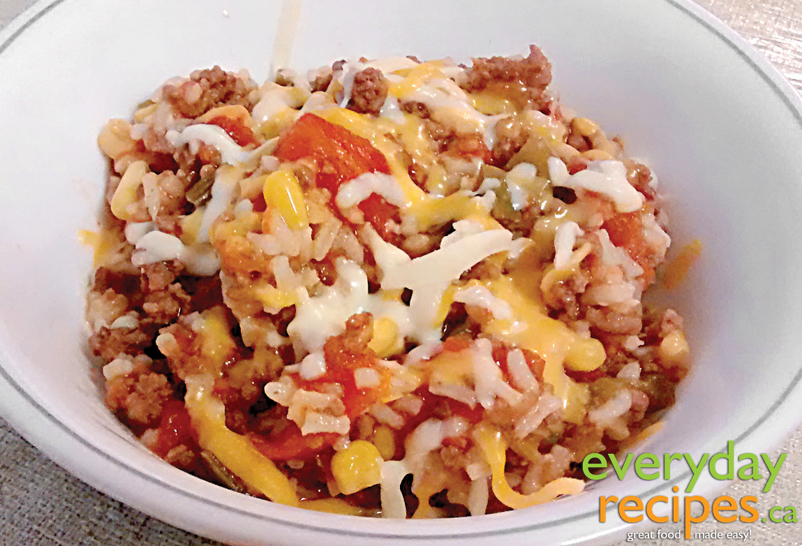 Beef Fiesta Casserole - Downhome Magazine