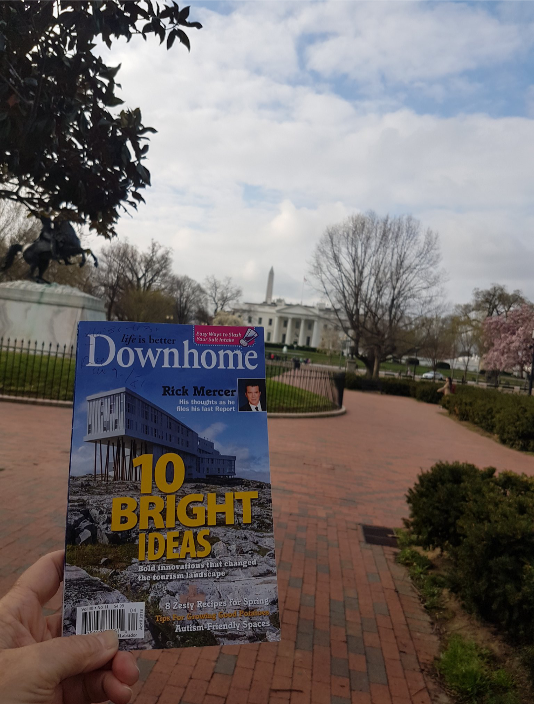 The 'Downhome' visited 'The White House' today~ - Downhome Magazine