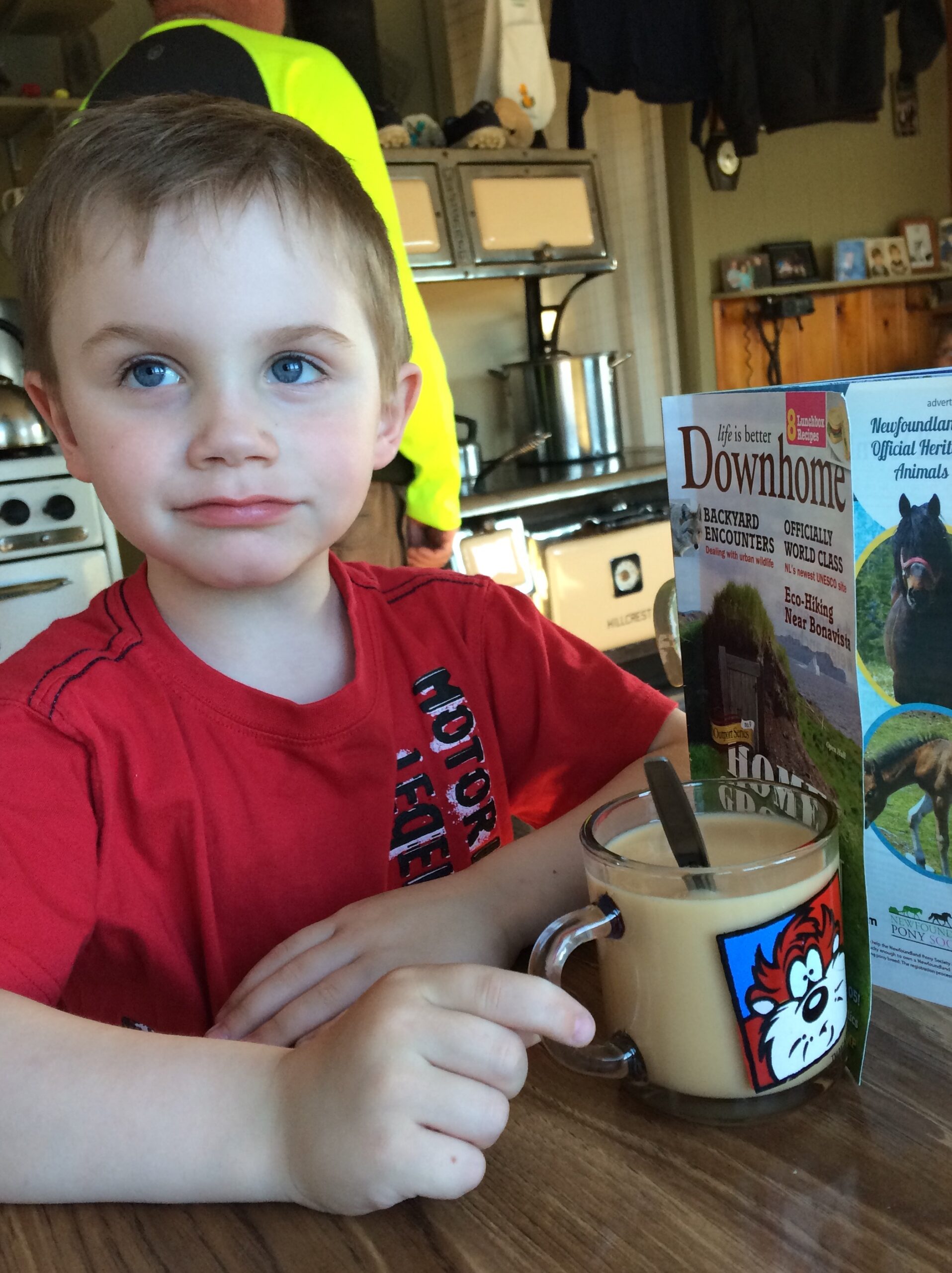 Our little visitor. - Downhome Magazine