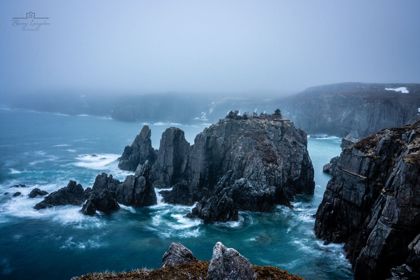 Foggy Morning at Cable John Cove - Downhome Magazine