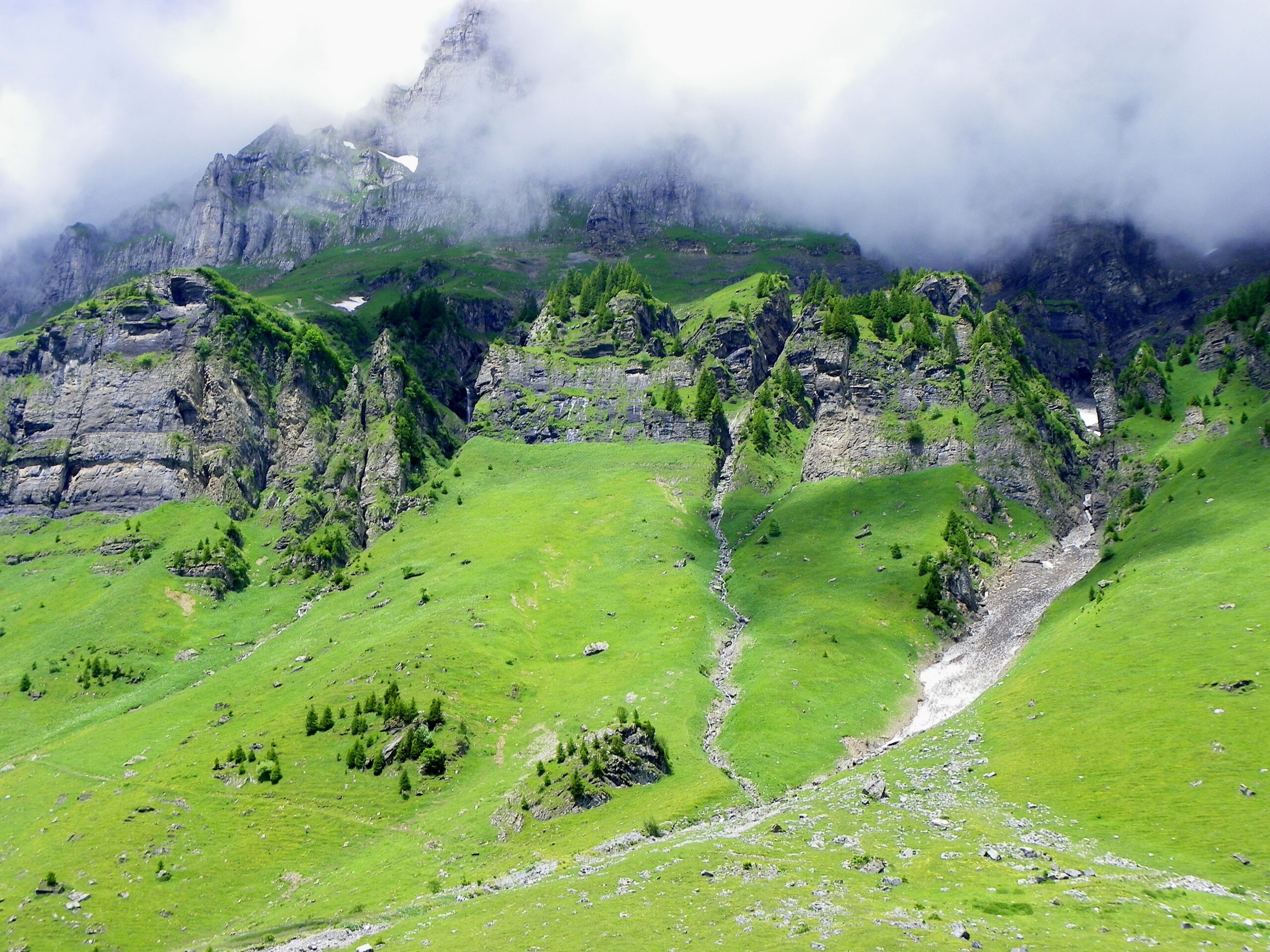 Morning Fog Over The Alps - Downhome Magazine