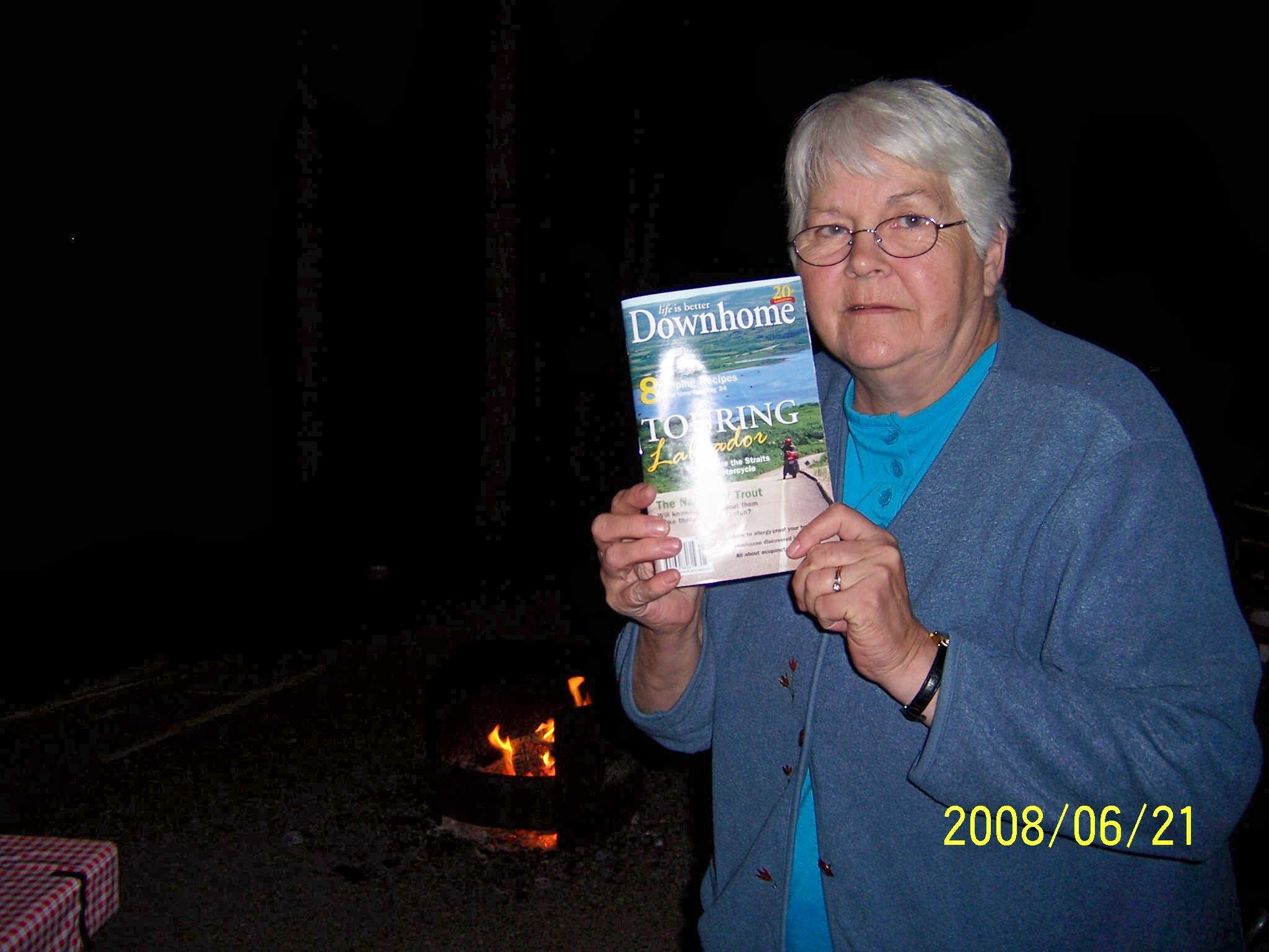 Good reading material while camping. - Downhome Magazine