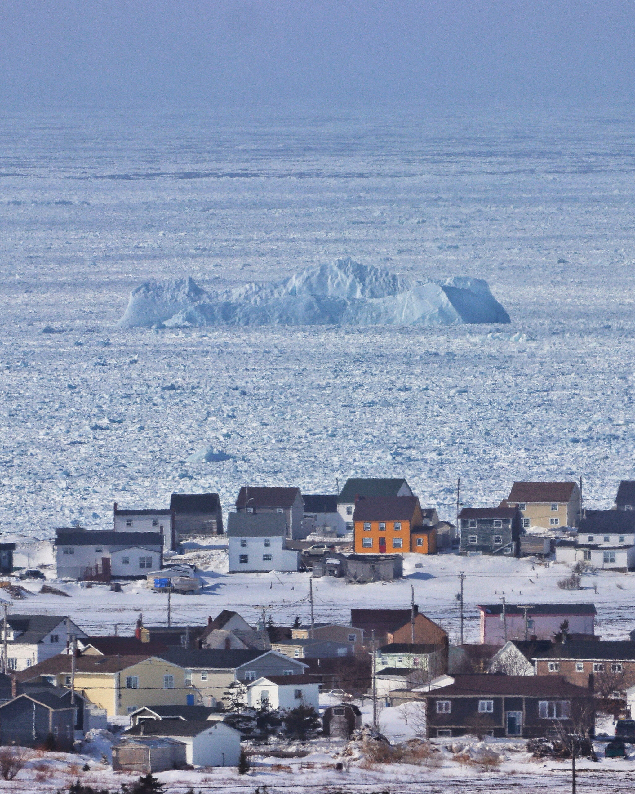 That's a BIG chunk of ice!! - Downhome Magazine
