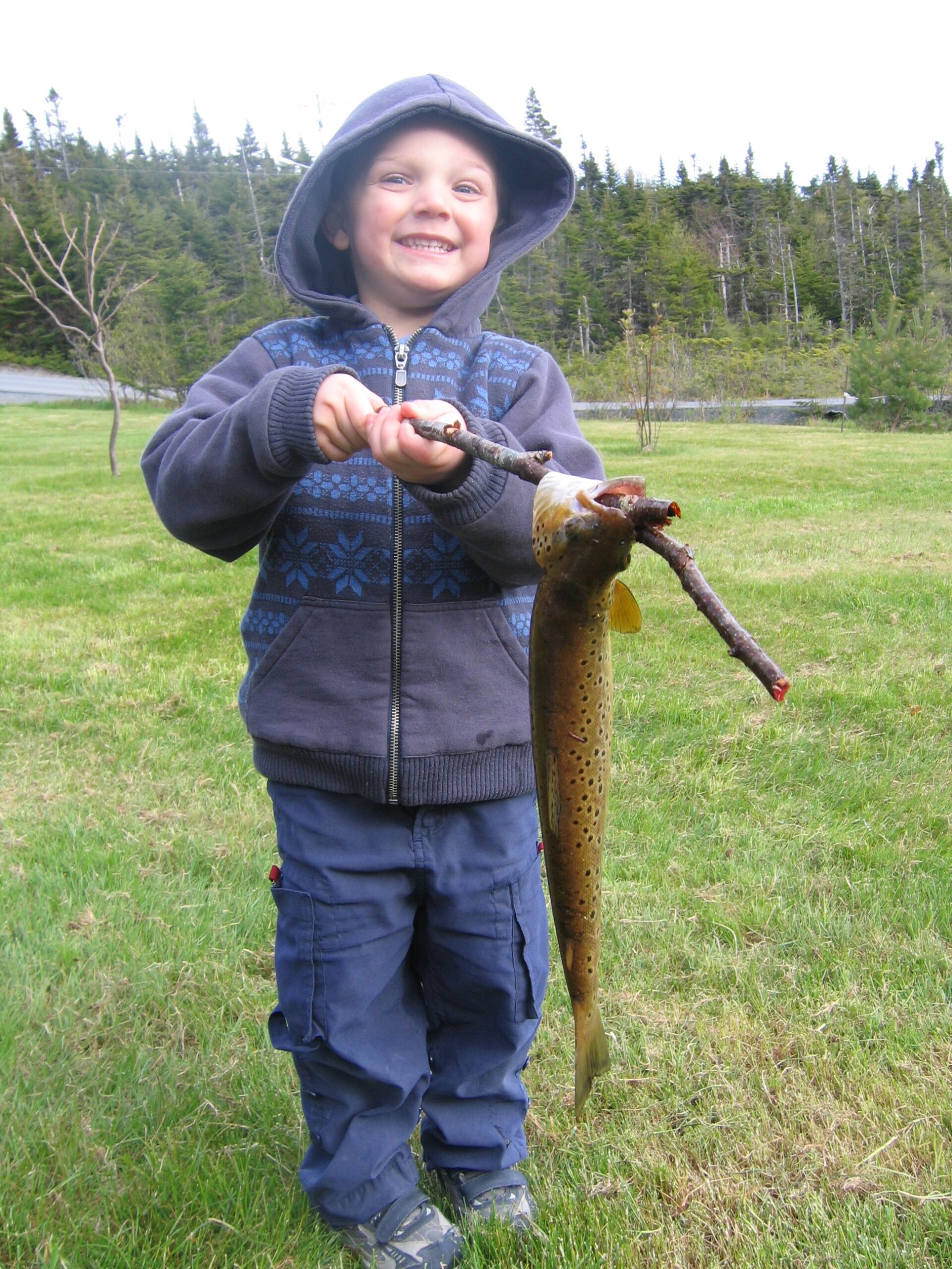 Ryley's First Fish - Downhome Magazine