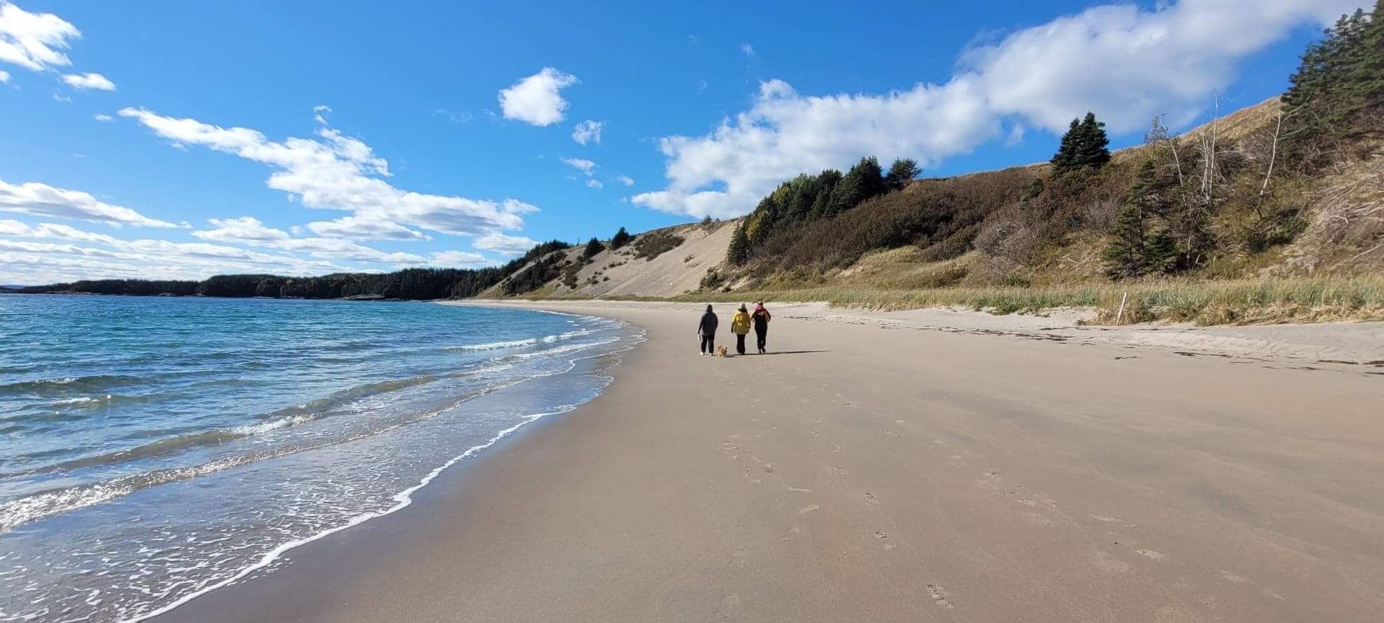 Fall at Sandy Cove Beach - Downhome Magazine