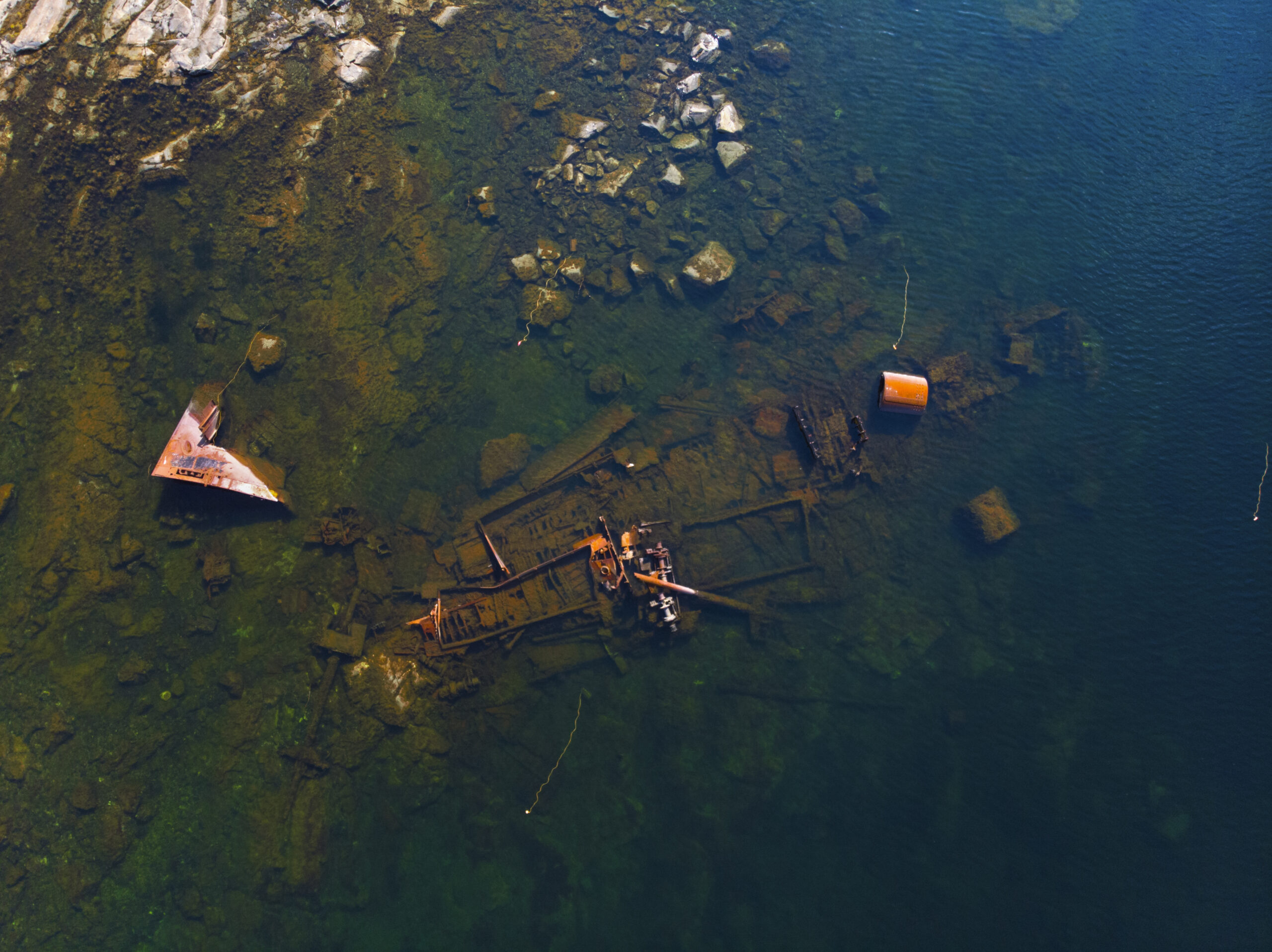 SS Ahern Trader shipwreck - Downhome Magazine