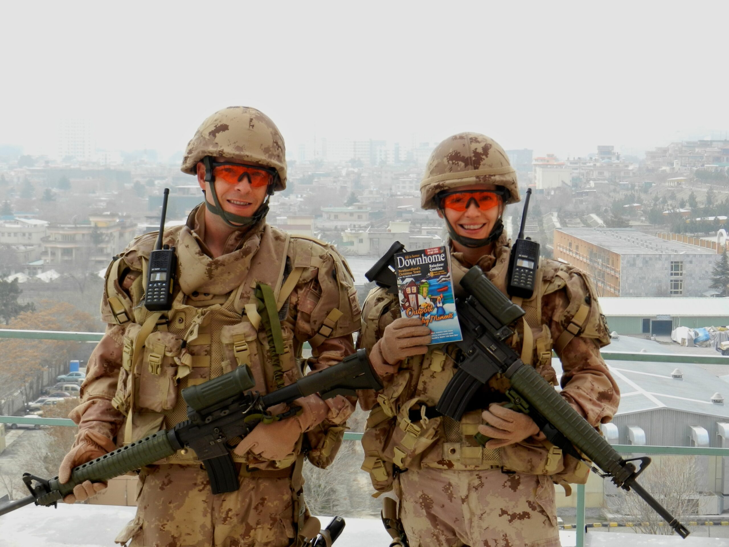 Lieutenant-Commander Daniel Power and Captain Cindy Normore, from ...