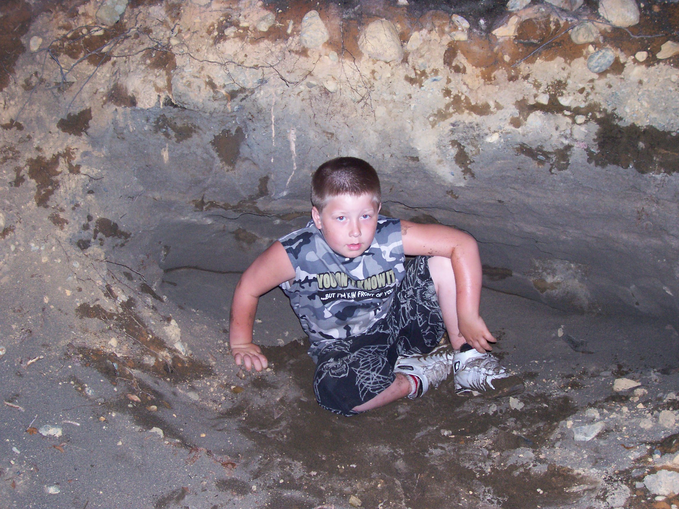 Brian finds a cave! - Downhome Magazine