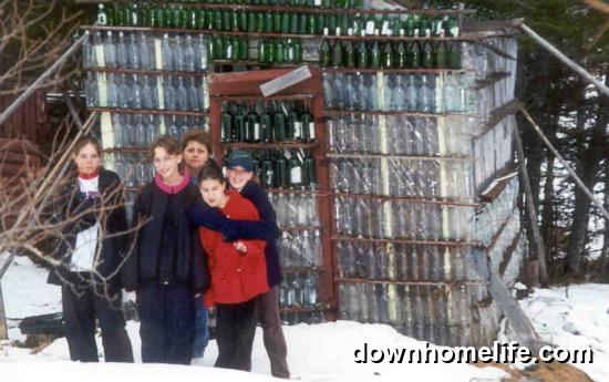 Beer Bottle House - Downhome Magazine