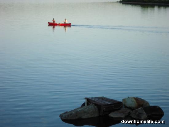 Beautiful day at Badger Lake - Downhome Magazine
