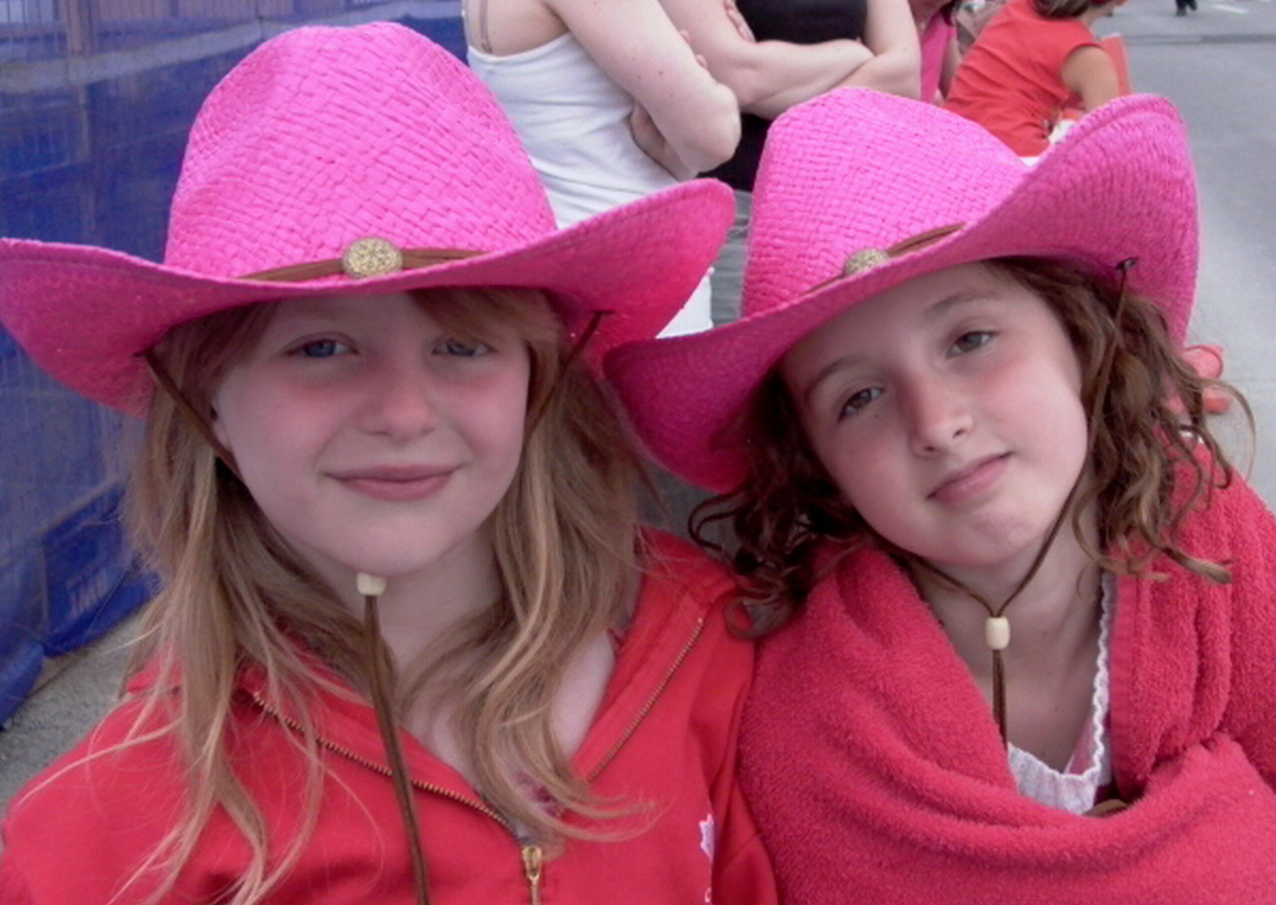 Kayla and Kylee enjoying the fun at the Calgary Stampede - Downhome ...