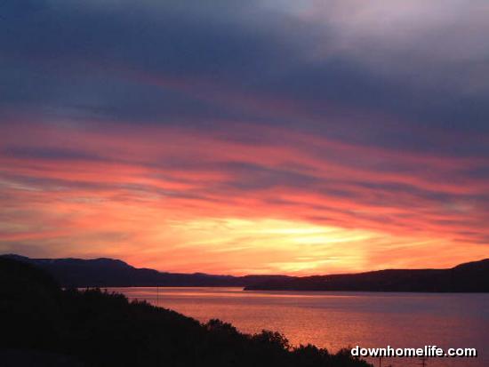 Bay of Islands Sunset - Downhome Magazine